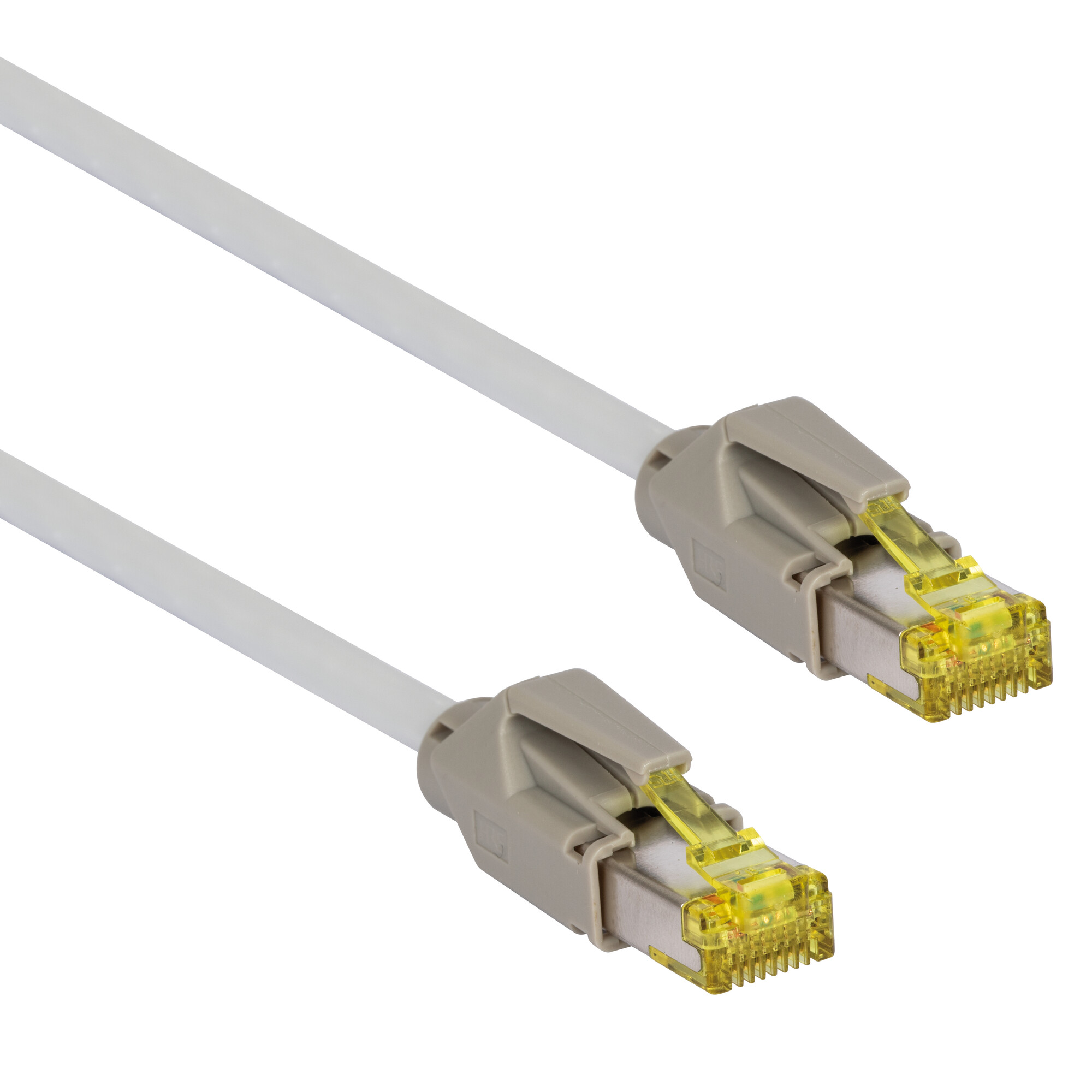 Patchkabel, Category 6A, 500 MHz, geschirmt, lichtgrau - PC-Zubehör ...