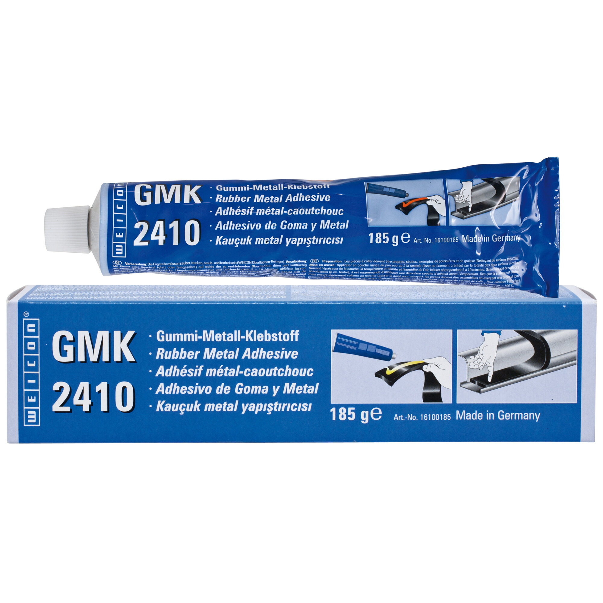 Gummi-Metall-Kleber, GMK, 185 g - Klebe- und Dichtmaterial Installation ...