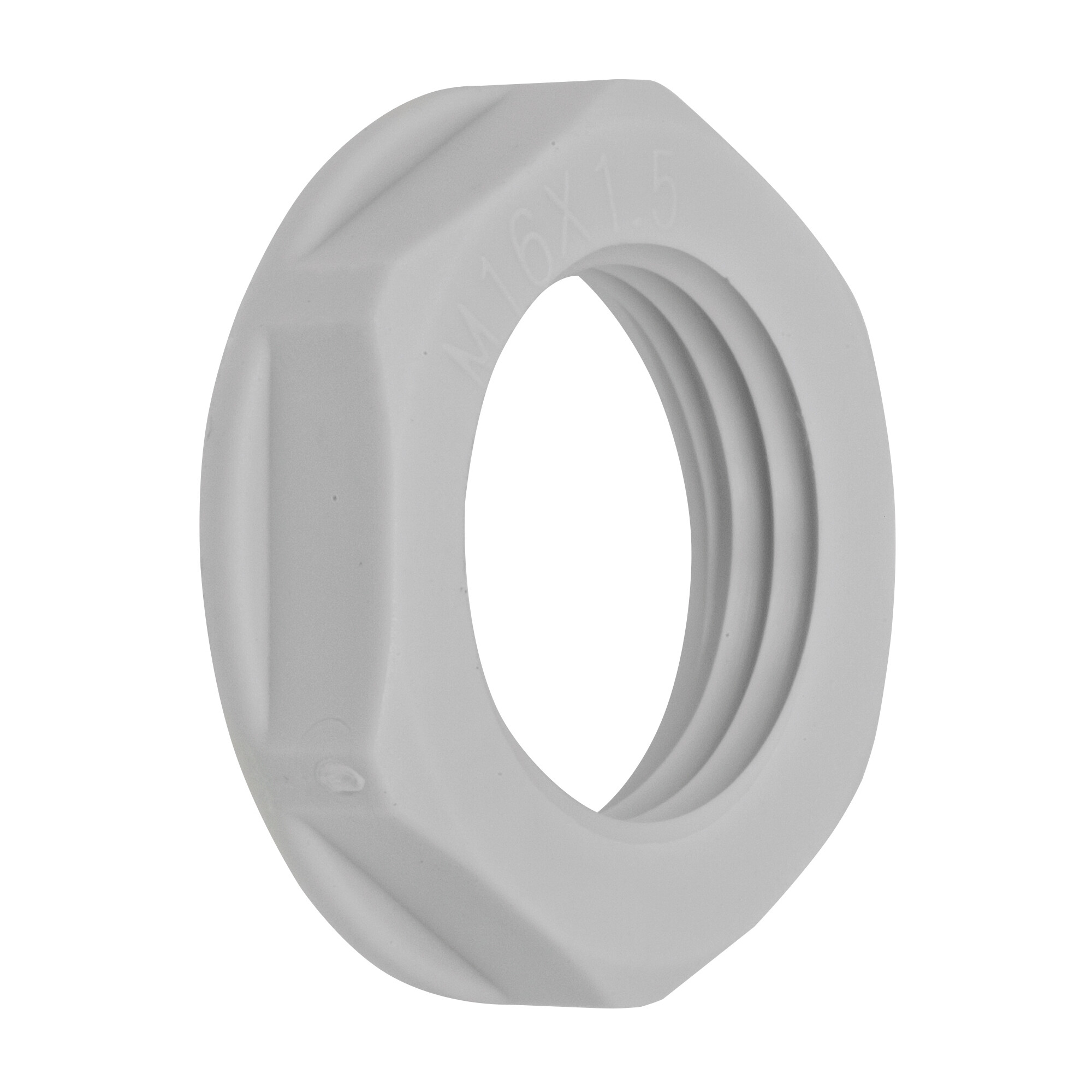 Iso-Gegenmutter, metrisch, Polyamid grau, halogenfrei ...