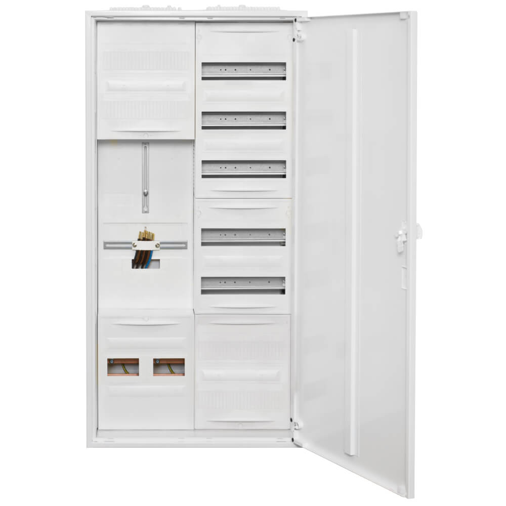 Zählerschrank, TAB/VDE, 1 x 3-Punkt Zählerplatz, 1 x Verteilerfeld 5 ...