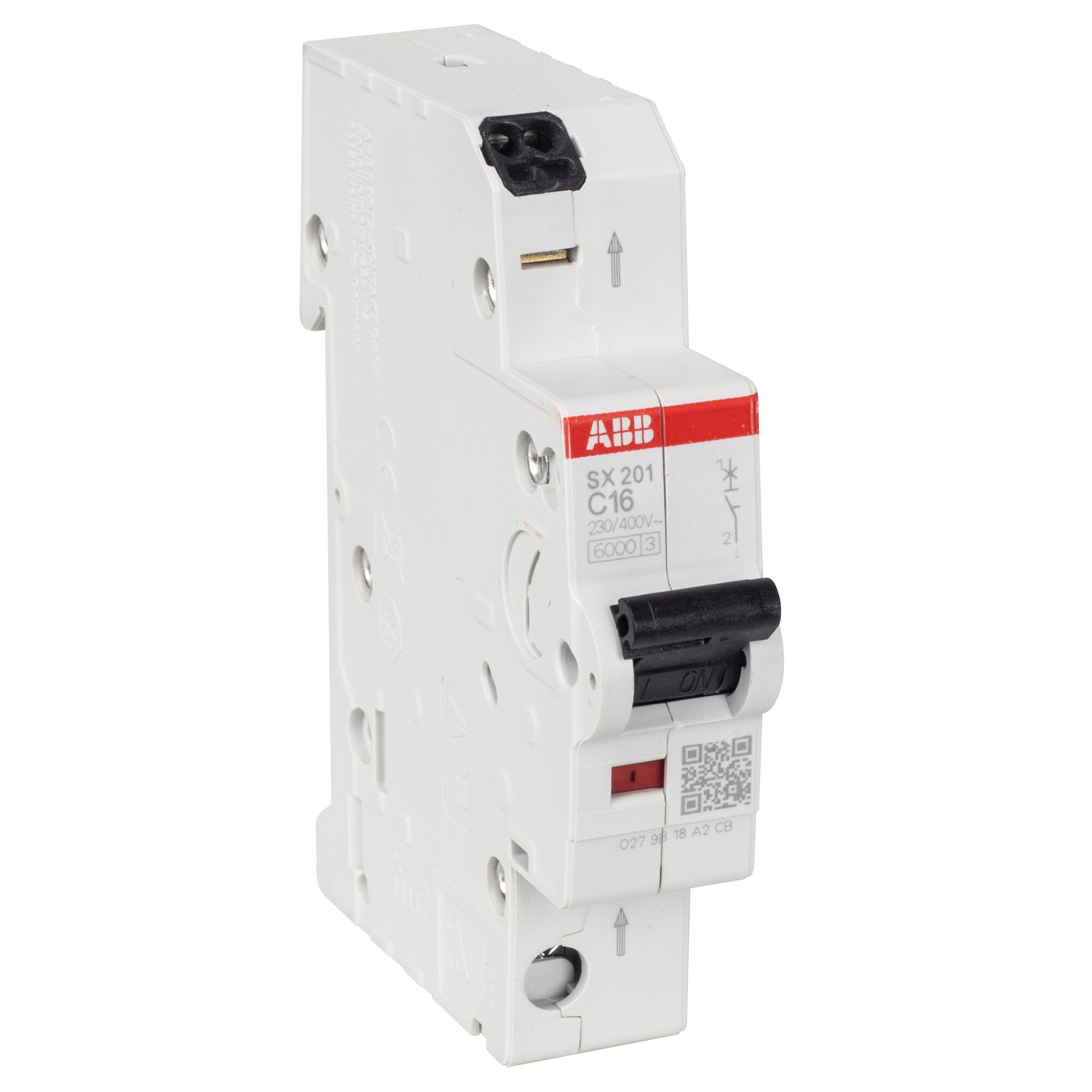 Leitungsschutzschalter, Baureihe SX201, System FLEXLINE®, 1-polig, C-Charakteristik, 16A, 1 TE ...