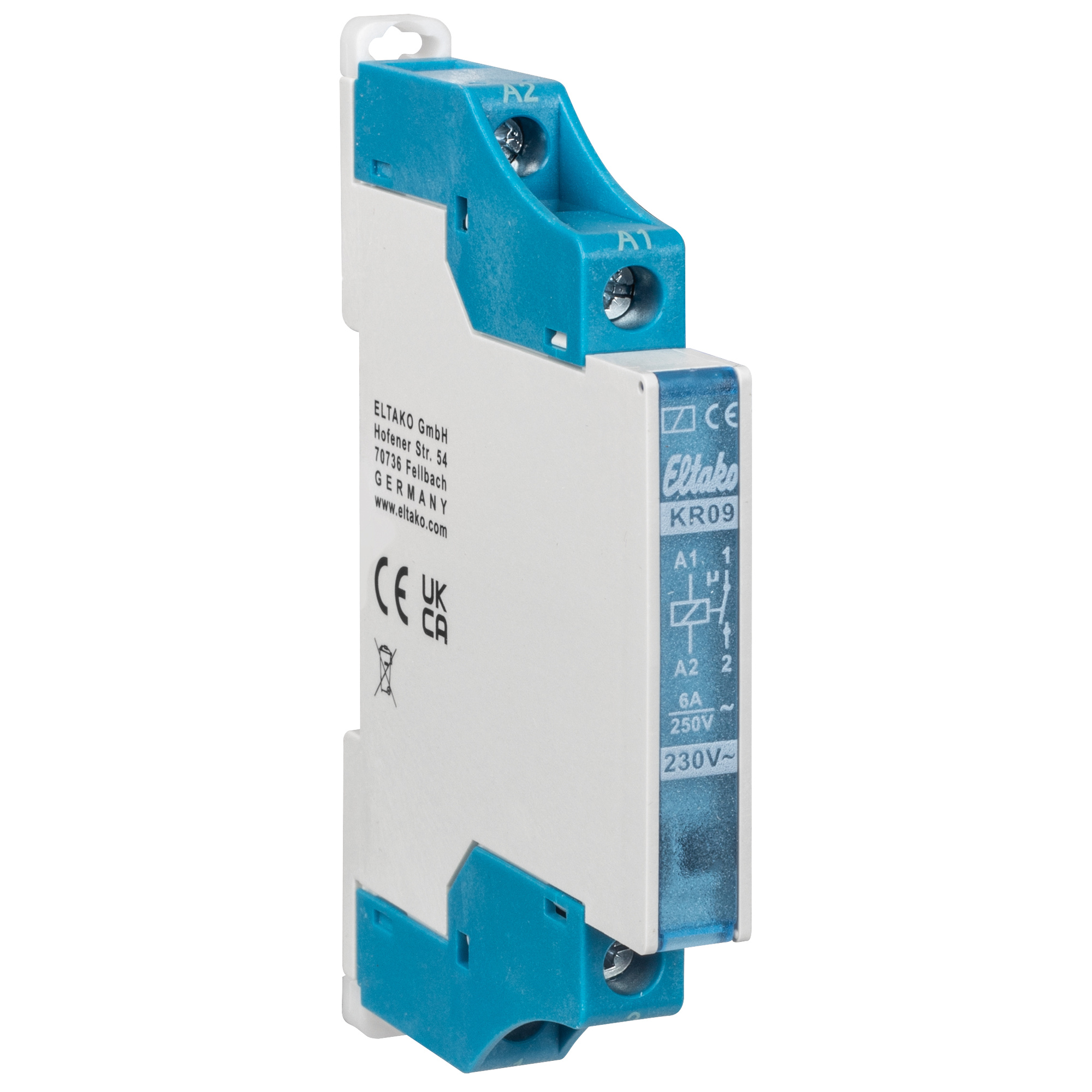 Koppelrelais, KR09-230V, elektronisch, 1 Schließer potenzialfrei 6A - Schaltgeräte & Relais ...