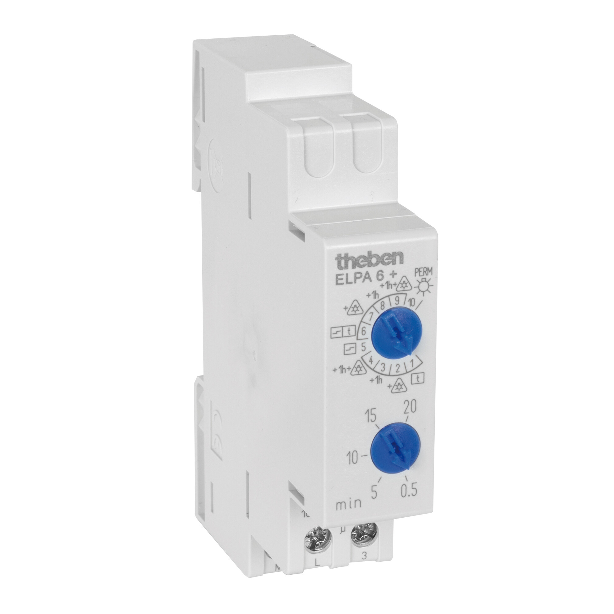 Treppenlichtzeitschalter, ELPA6 plus - Treppenlicht-Zeitschalter Reiheneinbaugeräte Installation ...
