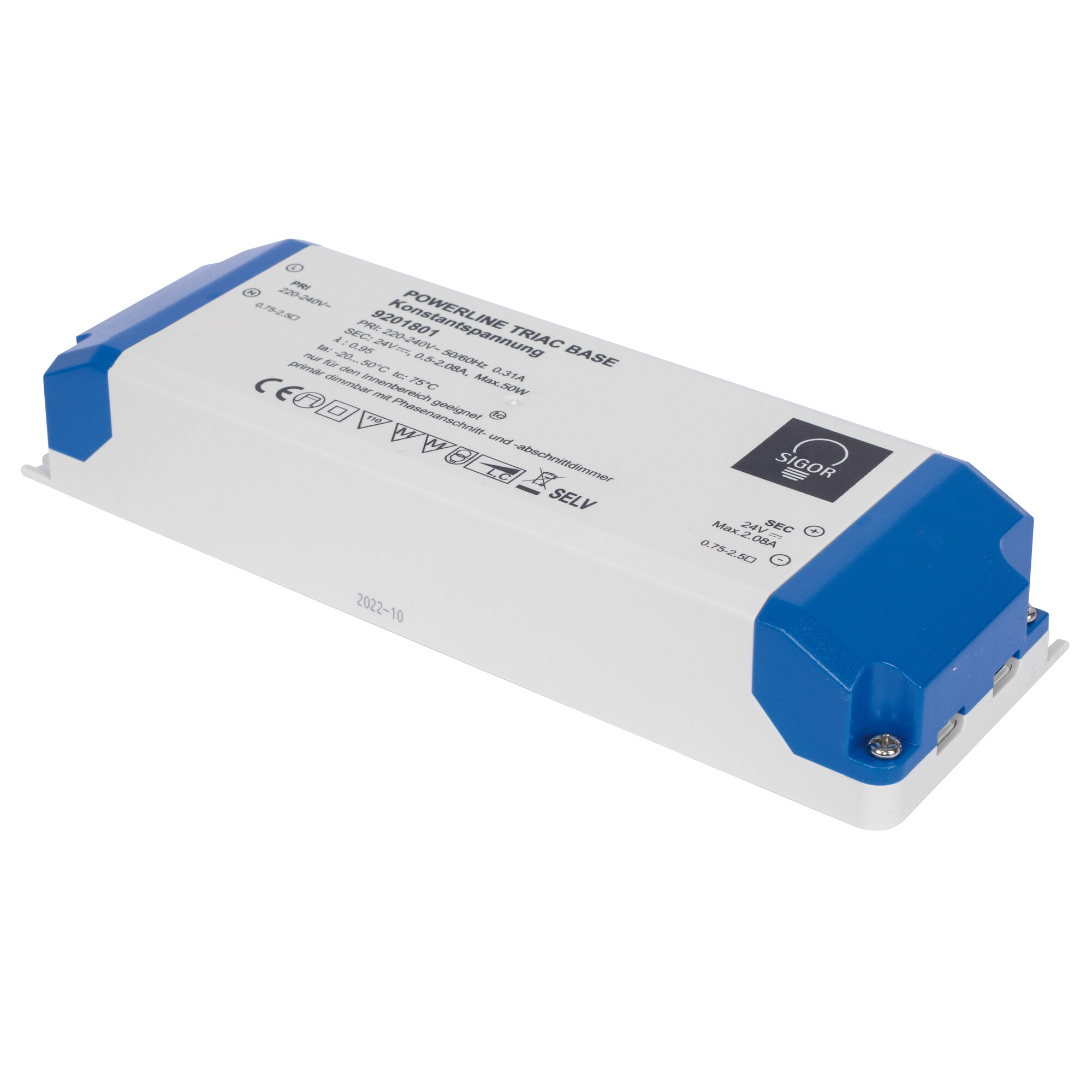 LED-Netzteil, Powerline Triac Base, 24V-DC/50 - 100W - LED-Netzteile ...