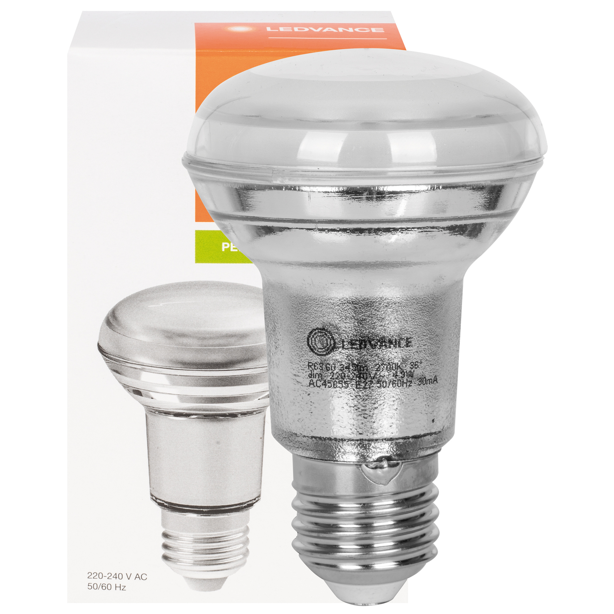 LED-Reflektorlampe, RETROFIT, R63, R80, E27, 2700K - LED ...