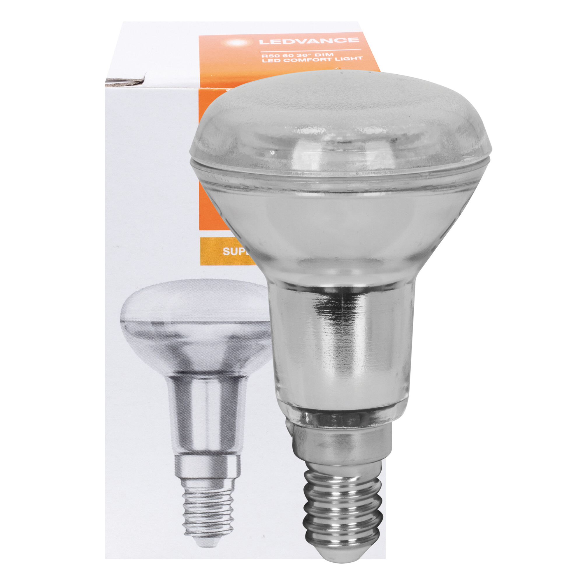 LED-Reflektorlampe, R50 DIM S, E14/4,8W (60W), 345 lm, 2700K - LED ...
