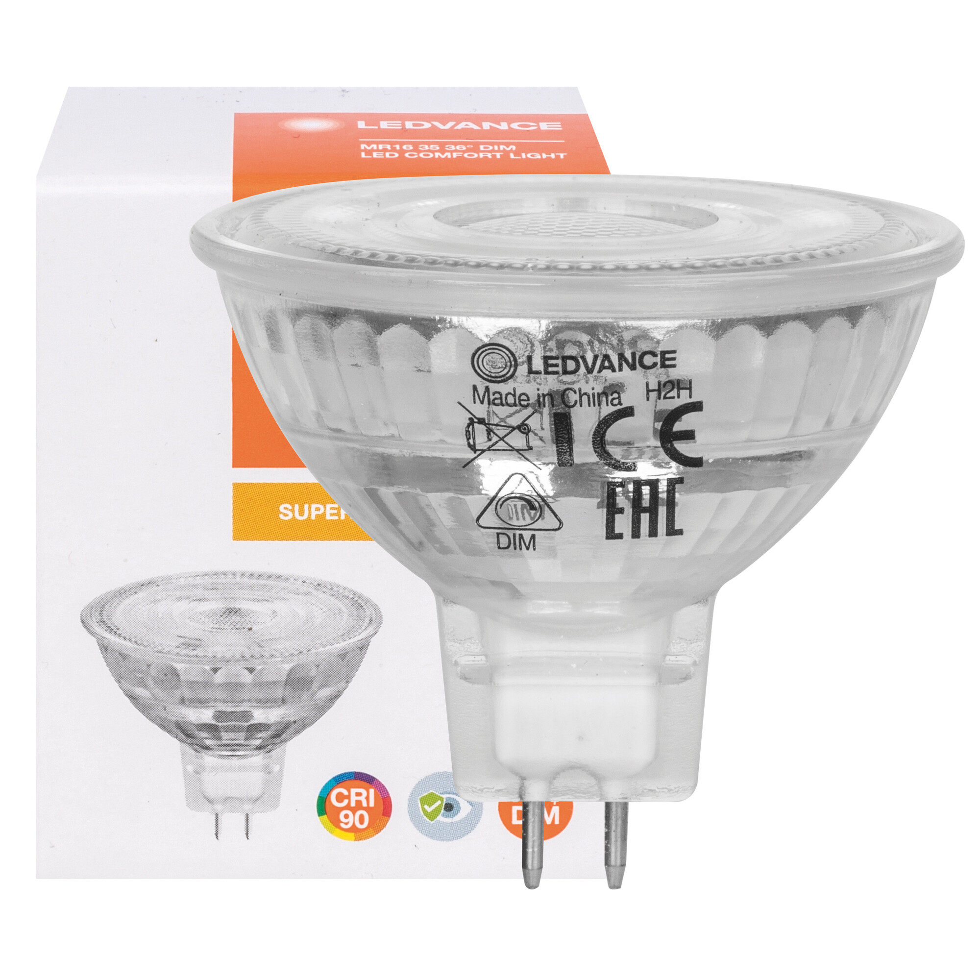 LED-Reflektorlampe, MR16, SUPERIOR CLASS, GU5,3/12V - LED ...