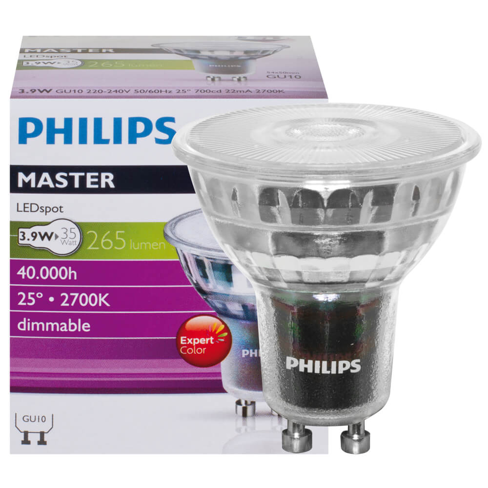 LED-Reflektorlampe, PAR16, MASTER LEDspot ExpertColor, GU10 - LED ...