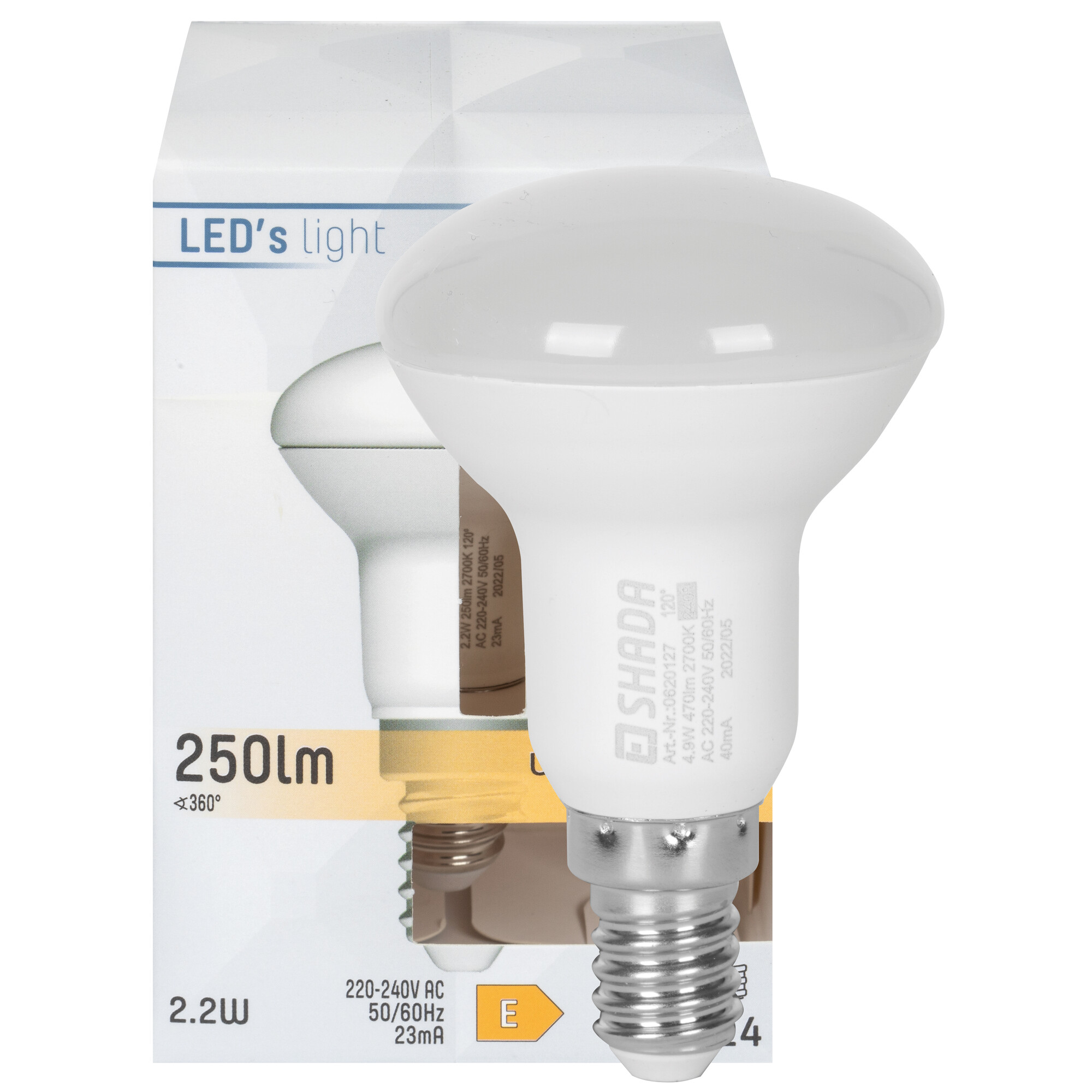 LED-Reflektorlampe, E14, 2700K - LED-Reflektorlampen, E14 ...