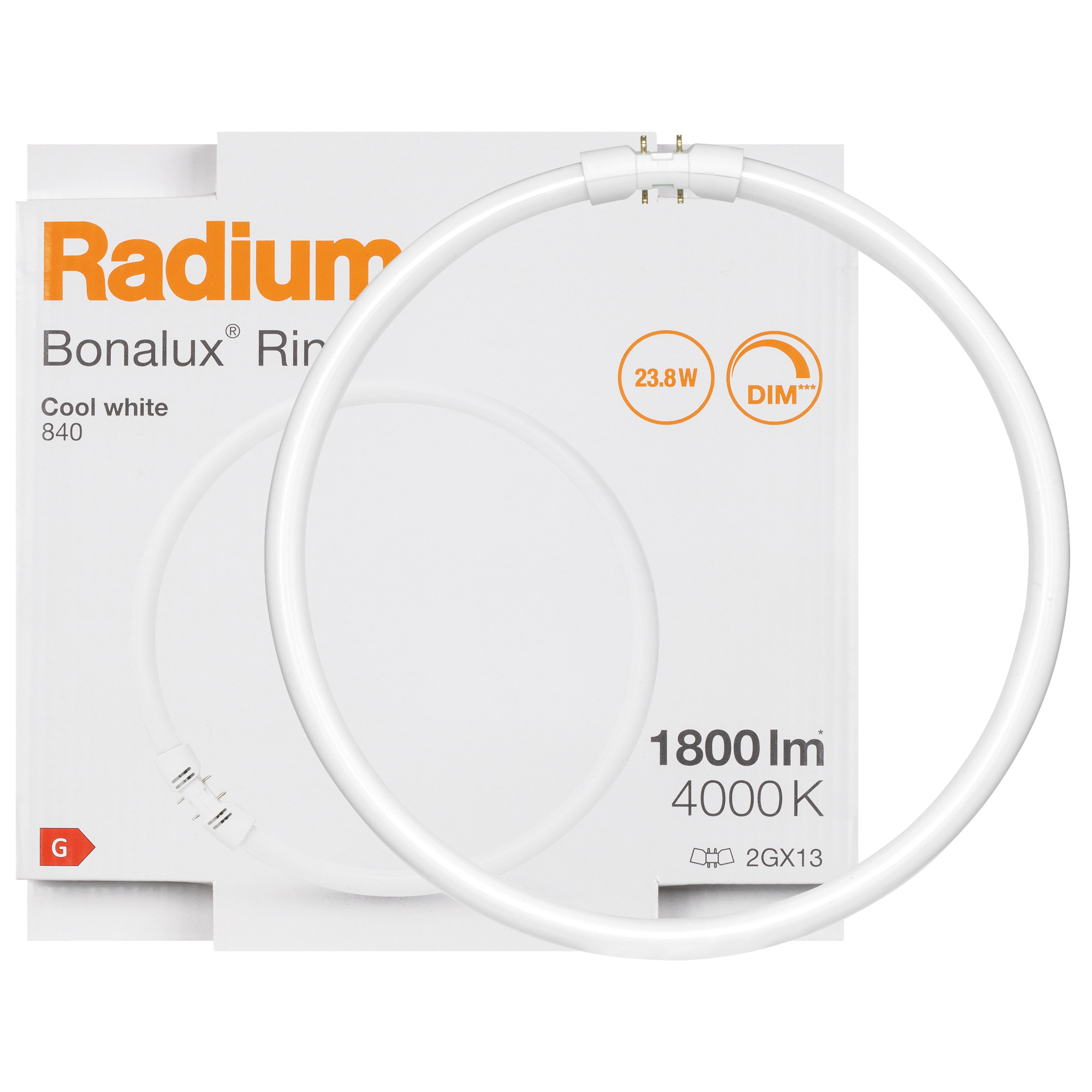 Leuchtstofflampe, LUMILUX, T5-Ringform, 2GX13, 22W, 1.800 lm, 840, Ø 16 mm - ausverkauft251 ...