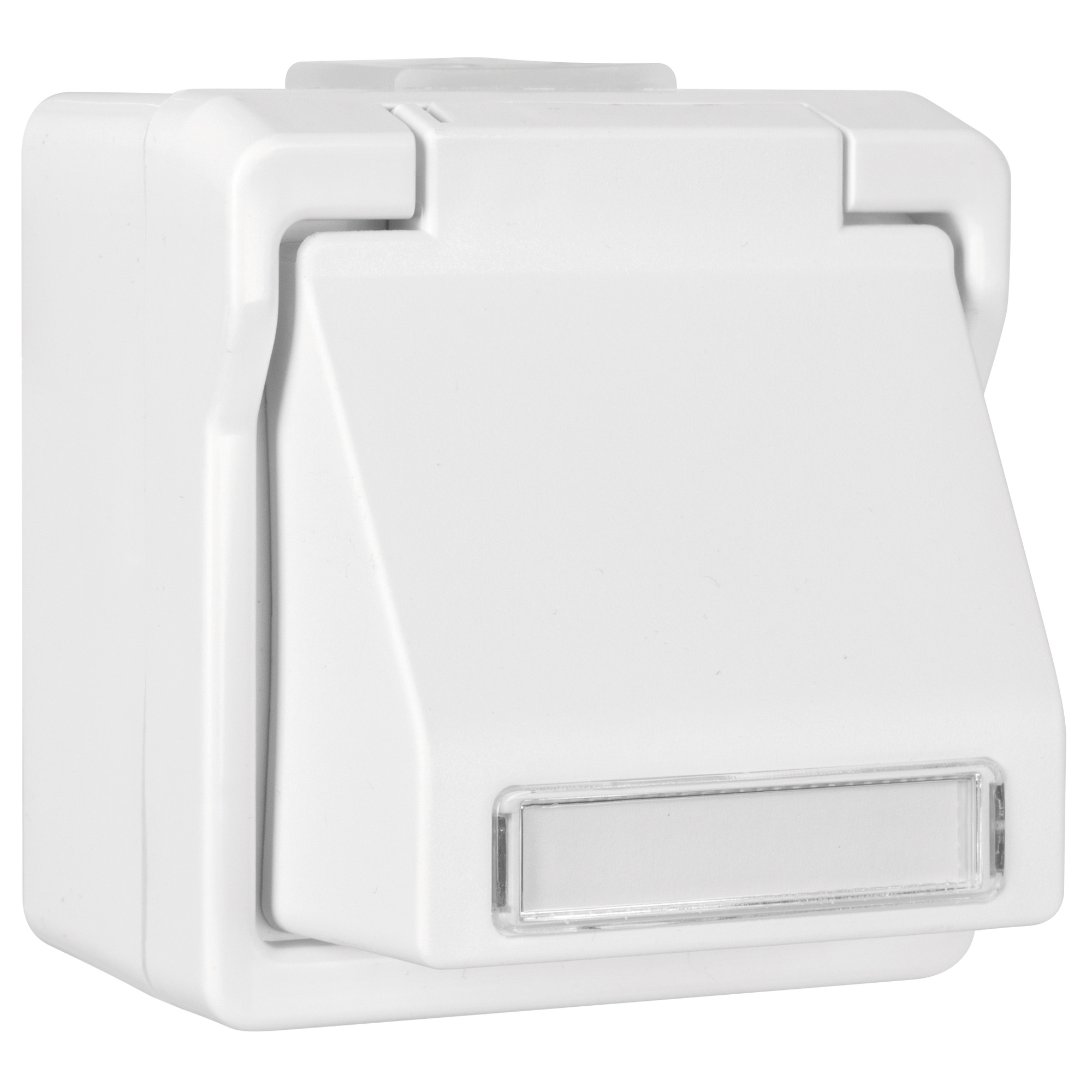 Datendose, für 1+2 Universal-Module, Abgang 35° - Datendosen ...