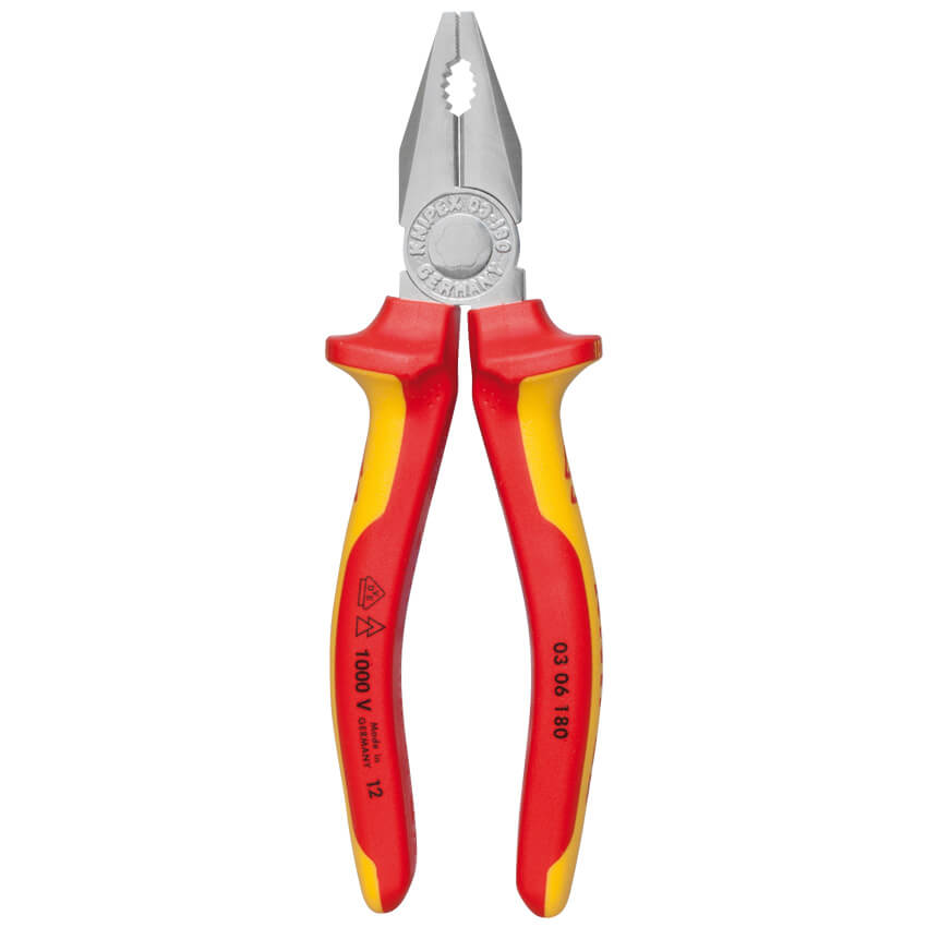 VDE-Kombizange, isoliert, L 180 - Kombizangen Zangen Handwerkzeuge ...