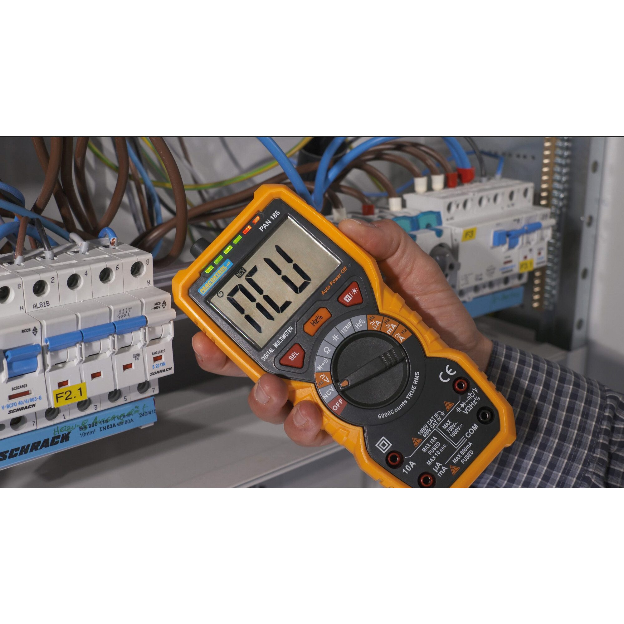 Digital Multimeter PAN 186 CAT III 600V CAT IV 1000V Messger te digital-multimeter-pan-186-cat-iii-600v-cat-iv-1000v-messger-te