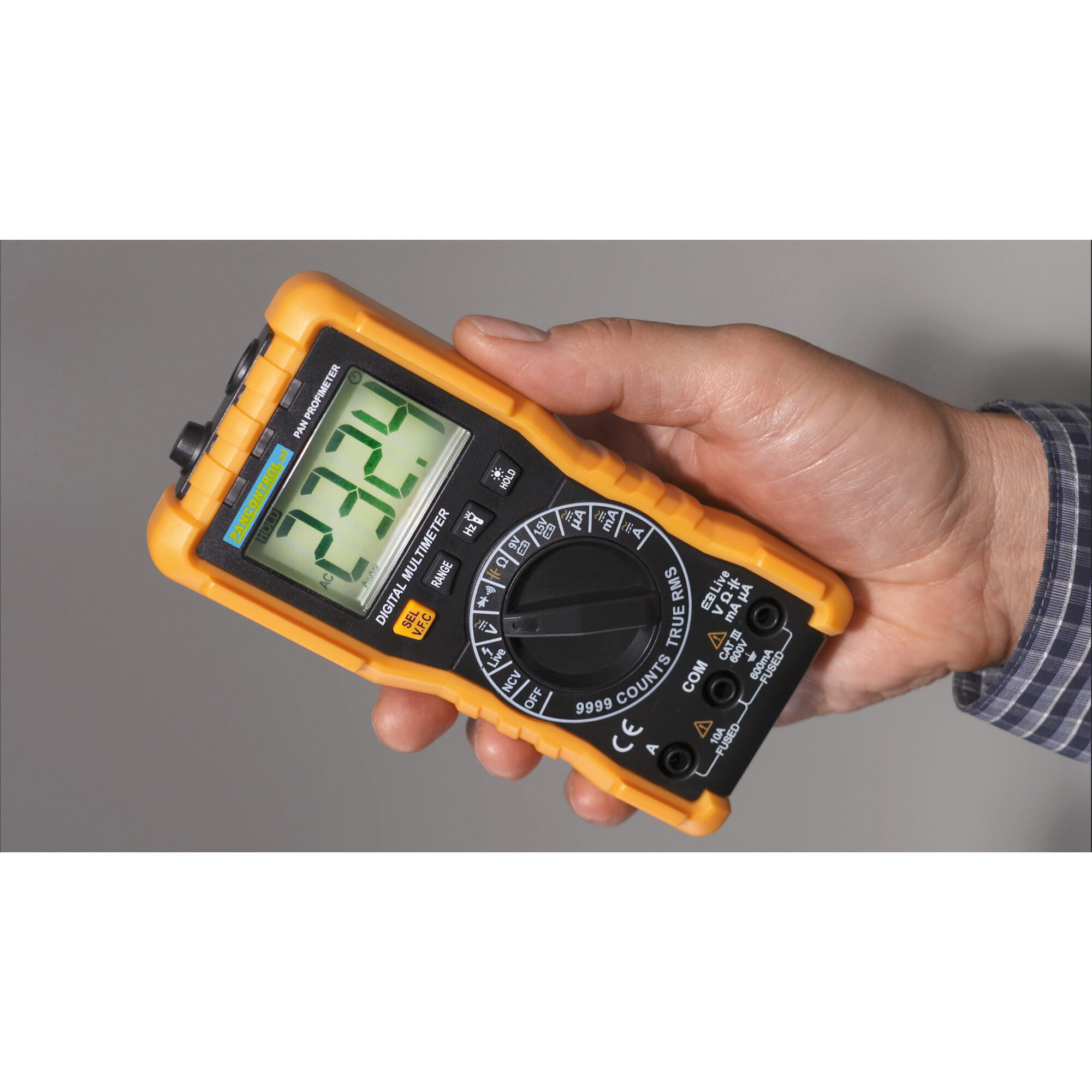 Digital-Multimeter mit T-RMS, Profimeter, LCD-Digitalanzeige, CAT III ...
