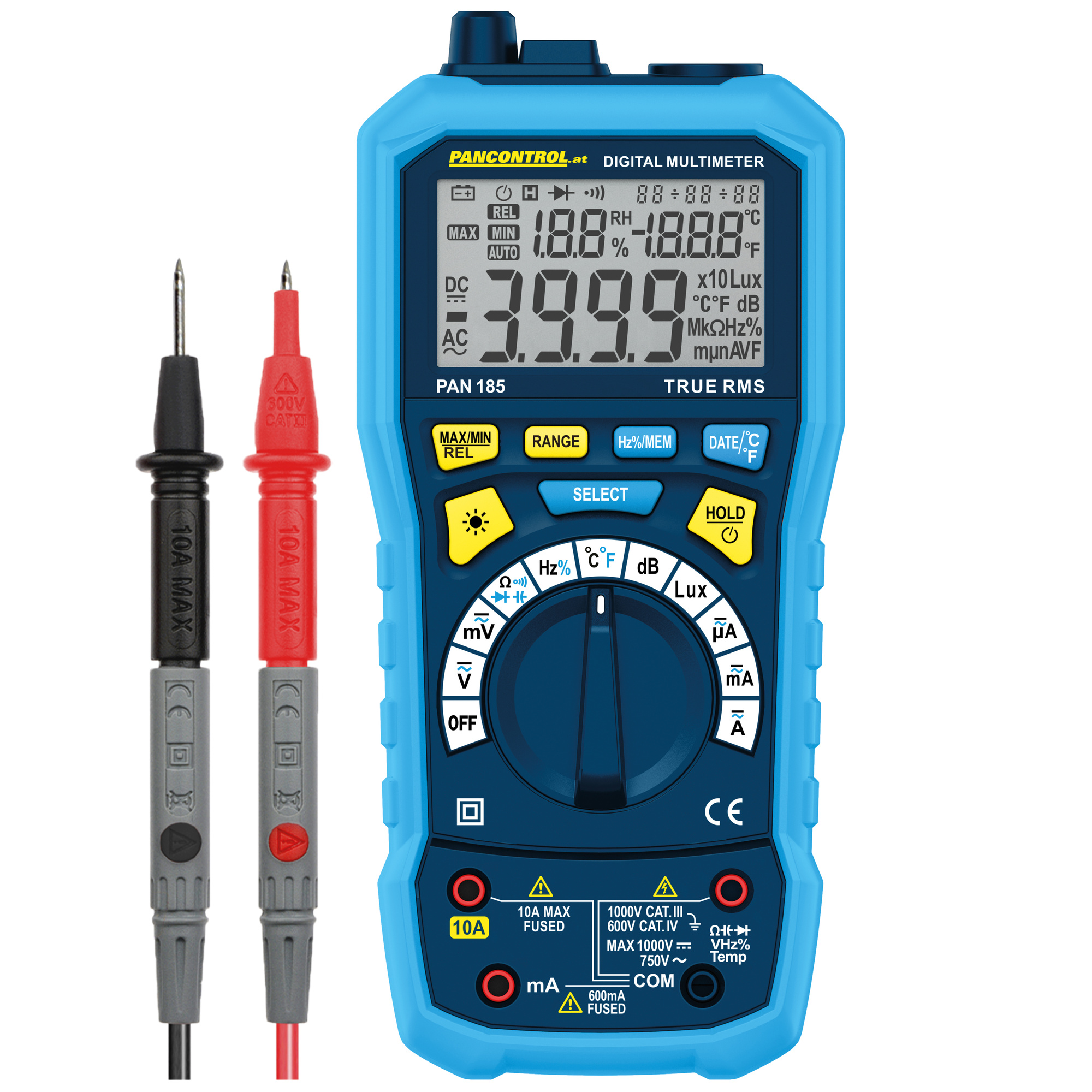 Digital-Multimeter und Multisensor Messgerät, PAN 185, CAT III 1.000V ...