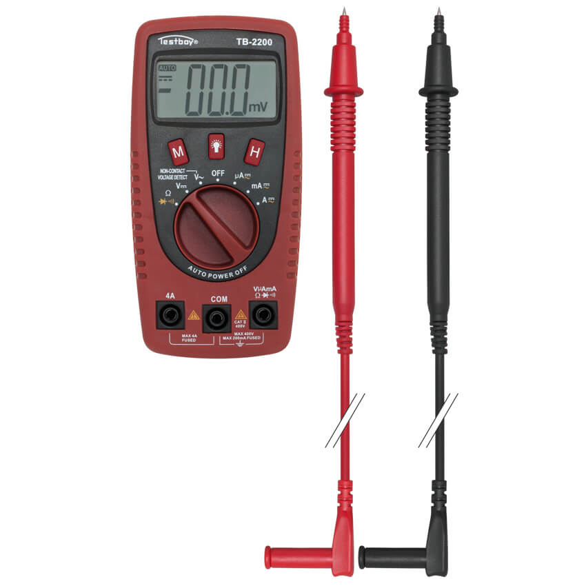 Digital-Multimeter, TB 2200, CAT II 400V/ CAT III 300V - Messgeräte ...