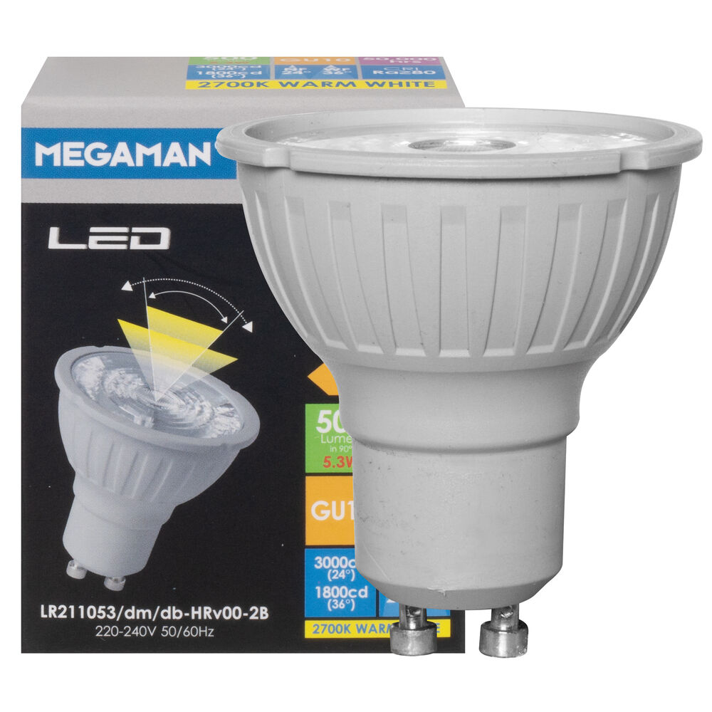 Led Reflektorlampe Par16 Dual Beam Gu10 5 2w 50w 420 Lm 4000k